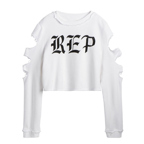 Taylor Swift | Tops | New Taylor Swift Reputation Long Sleeve Cropped ...